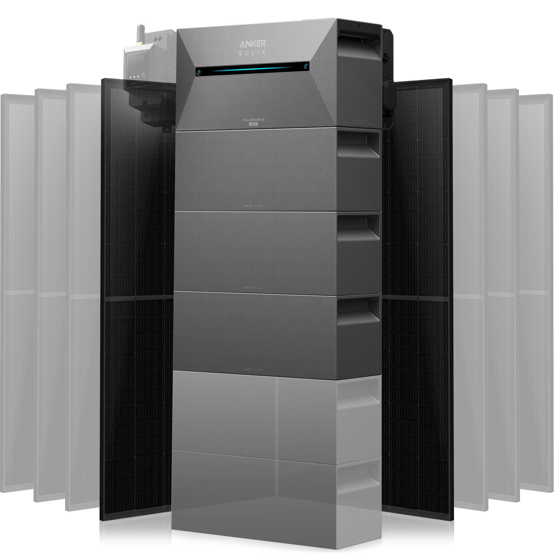 Anker Solix Solarbank 3 Pro Set 880 Wp — 440 Wp (Bifazial) / 2 Module ...